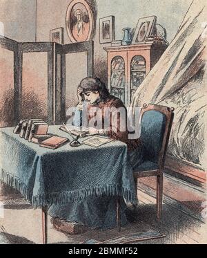 Marie-Sophie Germain, French Mathematician Stock Photo - Alamy