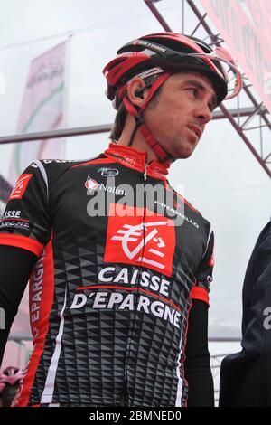 David Arroyo During the Tour d'Italie 2011 Belluno - Nevegal 12,7 km ...