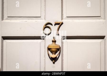 house number 67 Stock Photo - Alamy