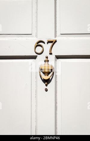 Close Up House Number 67 At Amsterdam The Netherlands 14-3-2022 Stock ...