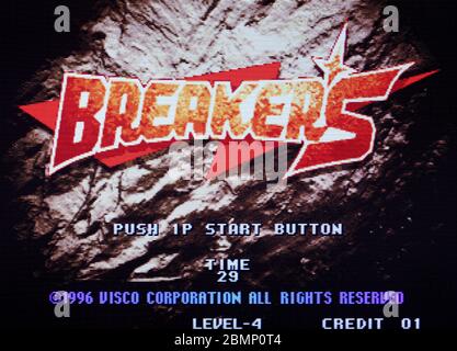 Breakers - SNK Neo-Geo NeoGeo - Editorial use only Stock Photo - Alamy