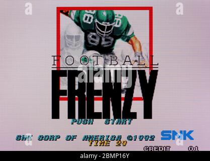 Football Frenzy - SNK Neo-Geo NeoGeo - Editorial use only Stock Photo ...