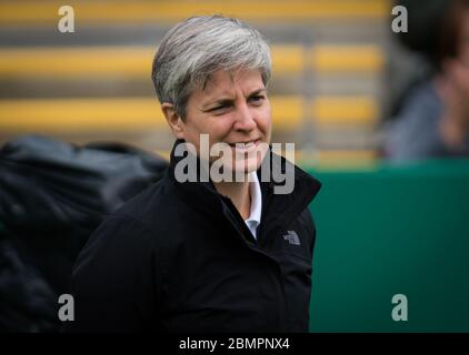 Marija Cicak in action during qualifications at the 2019 Nature Valley ...