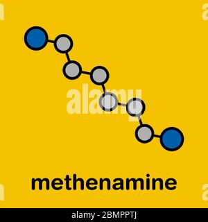 Methenamine molecule, illustration Stock Photo - Alamy
