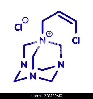Quaternium-15 surfactant and preservative molecule (formaldehyde ...
