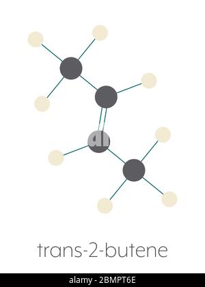 Butene molecule, illustration Stock Photo - Alamy