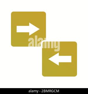 Beautiful Directional arrows Vector Glyph icon Stock Vector Image & Art ...