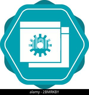 Beautiful Settings Vector Glyph icon Stock Vector Image & Art - Alamy