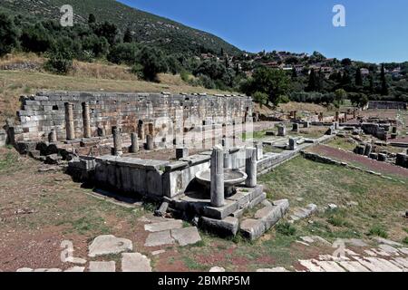 Arsinoe Fountain House, Messini, Greece Stock Photo - Alamy