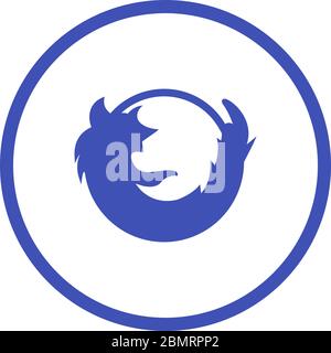 Beautiful Firefox Vector Glyph icon Stock Vector Image & Art - Alamy
