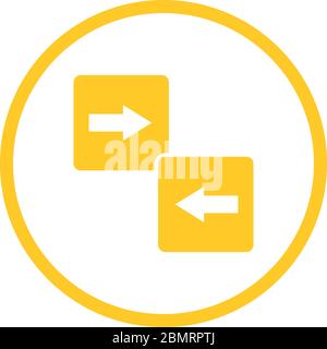 Beautiful Directional arrows Vector Glyph icon Stock Vector Image & Art ...
