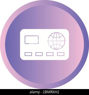 Beautiful Debit card Vector Glyph icon Stock Vector Image & Art - Alamy