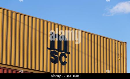 MSC, Mediterranean Shipping Company, Container Ship Stock Photo - Alamy