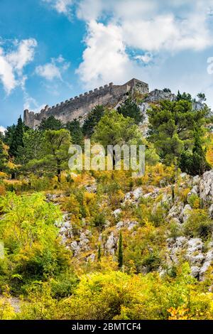 View of the Blagaj fortress in Bosnia and Herzegovina Stock Photo - Alamy