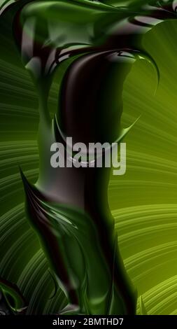 Ornate colourful 3D background, Artistic and imaginative digitally ...