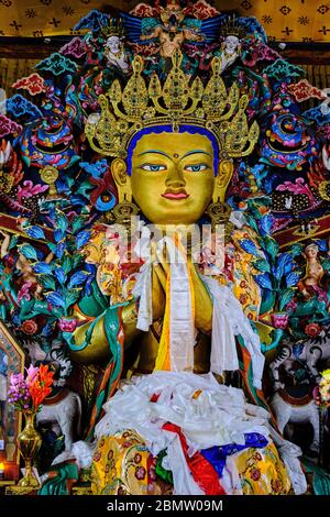 India, West Bengal, Darjeeling, Ghum, Yiga Choeling Monastery Stock ...