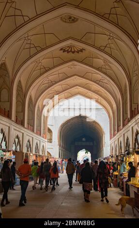 The Chatta Chowk, Red Fort, Delhi Stock Photo - Alamy