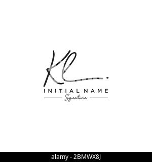 KL Letter Signature Logo Template elegant design logo Sign Symbol ...