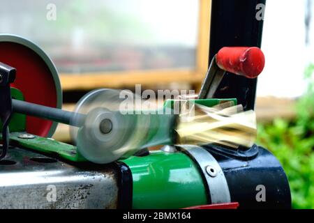 Steam powered piston Stock Photo - Alamy