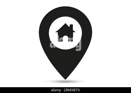 You and we are here map pin icons isolated on transparent background ...