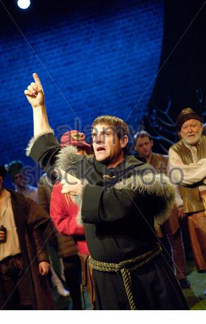 Geoffrey Chaucer ' s Canterbury Tales - The Monk and his Dogs Stock ...