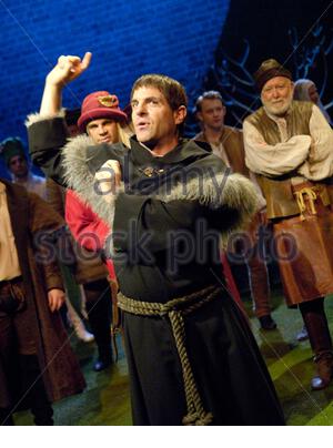 Geoffrey Chaucer ' s Canterbury Tales - The Monk and his Dogs Stock ...