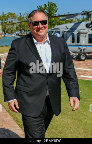 Secretary Pompeo Arrives for His Meeting With Colombian President Ivan ...