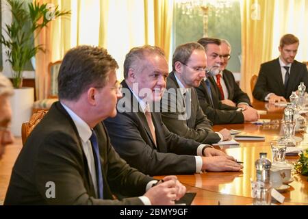 Secretary Pompeo Meets With Slovak President Kiska - 33195562708 Stock ...