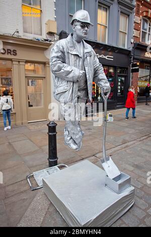 Levitating Man. Street performer / Busker. Covent garden. London Stock ...