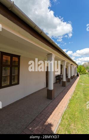 Traditional village house in Ocsa, Hungary on a sunny spring day Stock ...