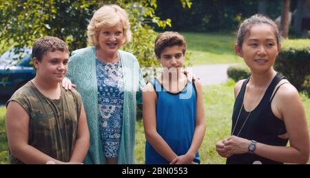 DRIVEWAYS, from left: Hong Chau, Lucas Jaye, 2019. © FilmRise ...