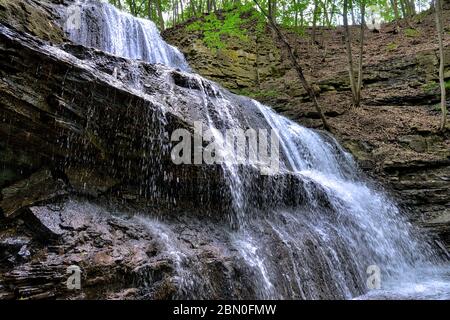 Sherman Falls, Hamilton - is the Waterfall Capital of the World Stock ...