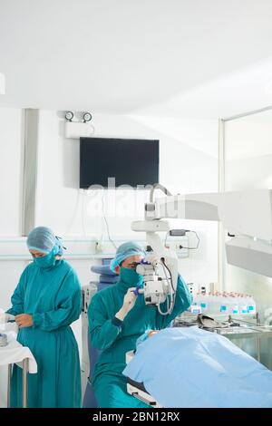 ophthalmology room in clinic Stock Photo - Alamy