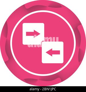 Beautiful Directional arrows Vector Glyph icon Stock Vector Image & Art ...