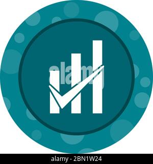 Beautiful Checked graph Vector Glyph icon Stock Vector Image & Art - Alamy