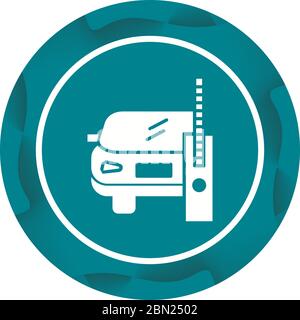 Beautiful Sign board Vector Glyph Icon Stock Vector Image & Art - Alamy