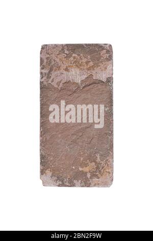 Top view of empty square plate on cement background. Empty space for ...
