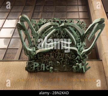 Chicago loop synagogue south clark street Chicago Illinois USA Stock ...