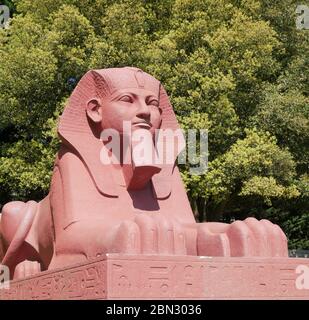 Crystal Palace Sphinxes, Crystal Palace Park, London, England, UK Stock ...
