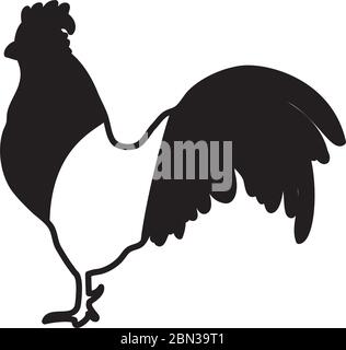 bastille day concept, flag with gallic rooster icon and french flag ...