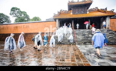 Mausoleum of the Emperor Tu Doc Hue North Vietnam Southeast Asia built ...