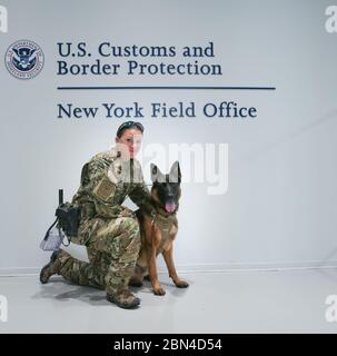 Tucson Sector BORSTAR Agent Lora Thomas, accompanied by her canine ...