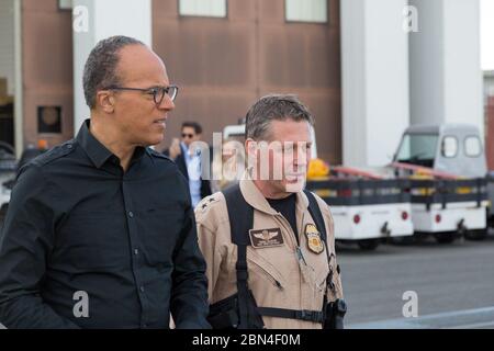 Lester Holt from NBC visits the San Diego Air and Marine Branch for a ...