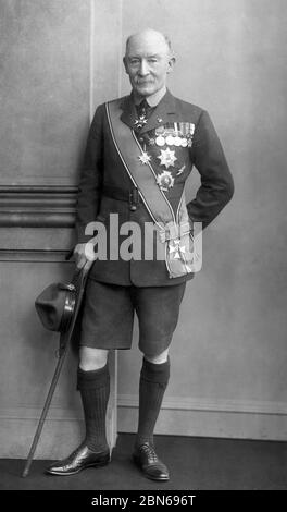 Robert Baden-Powell (1857 - 1941), 1st Baron Baden-Powell. Founder and ...