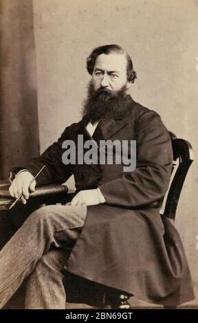 Samuel Baker (1821-1893) English explorer and his second wife Florence ...