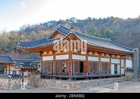 Wolmi Traditional Park Yangjindang Hanok. Incheon Wolmido Hanok Village ...