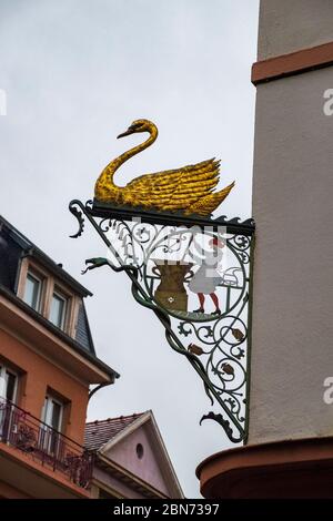 shop sign by Hansi Stock Photo - Alamy