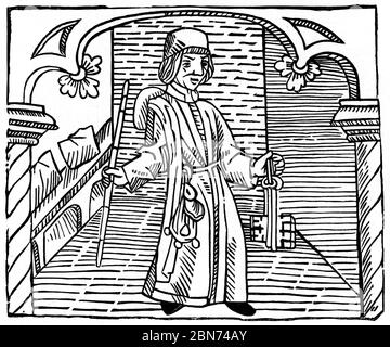 . English: Illustration of a 15th century trade galley from a ...
