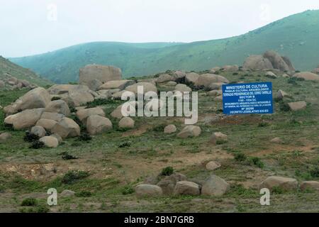 Peru landscape boulders bolder stone stones large big massive landscape ...