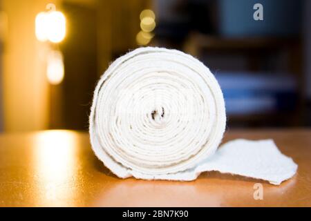 Cotton Bandage, First Aid Kit Stock Photo - Alamy